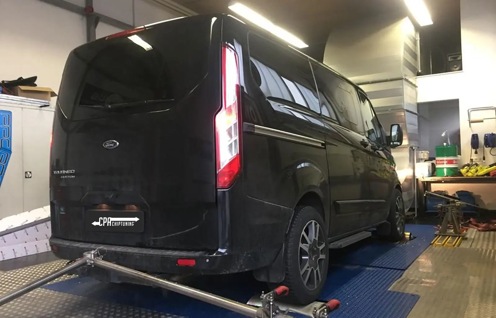 The Ford Transit on the test bench | CPA Chiptuning® - PowerBox-Chiptuning